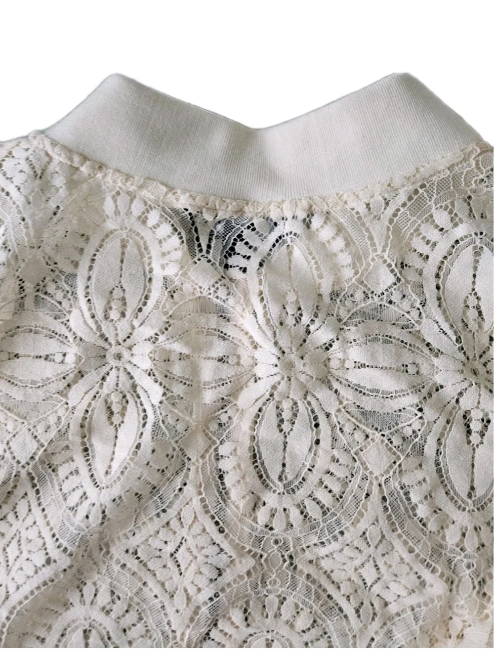 torrid | Jackets & Coats | Torrid Cream Lace Bomber Jacket With Zip ...